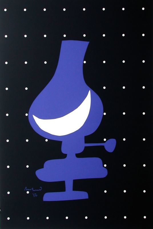 Blue Oil Lamp