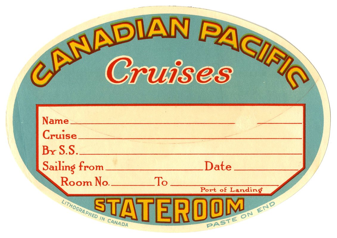 Canadian Pacific Cruises (Luggage Label)