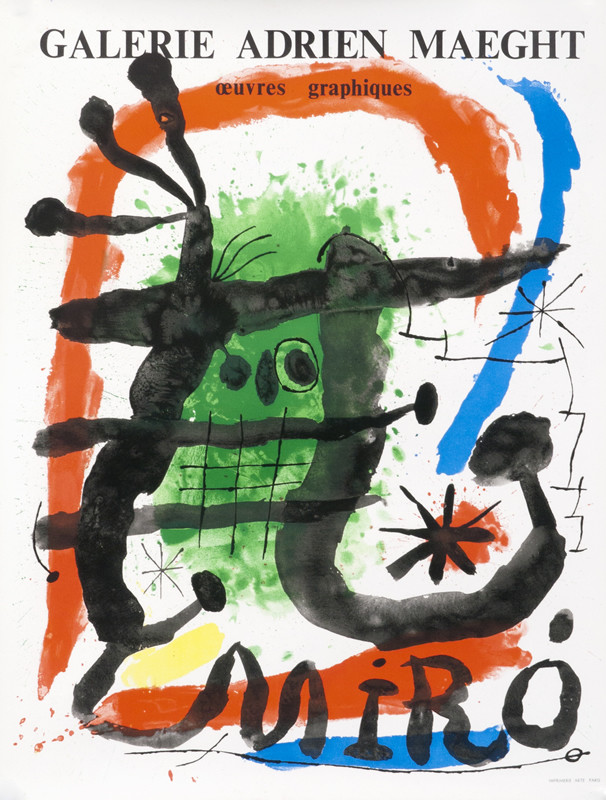 Miro oeuvres graphiques - Galerie Adrien Maeght