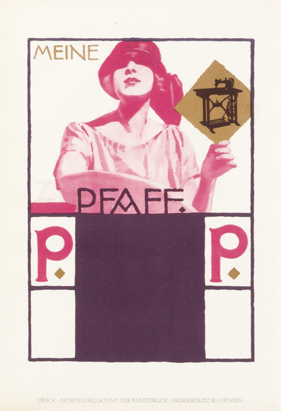 Meine Pfaff P.P. (bookplate)