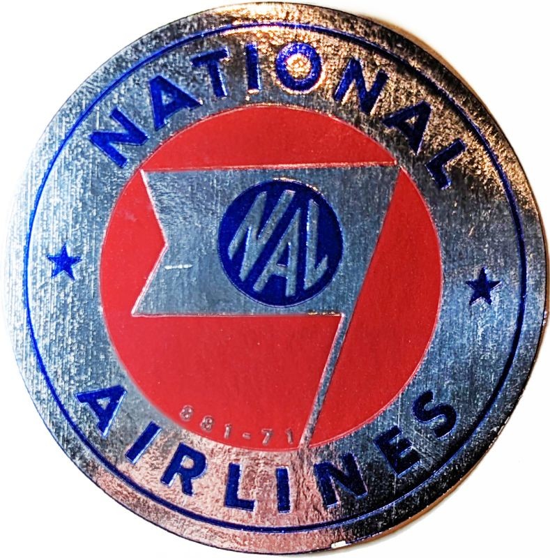 National Airlines (Luggage Label)