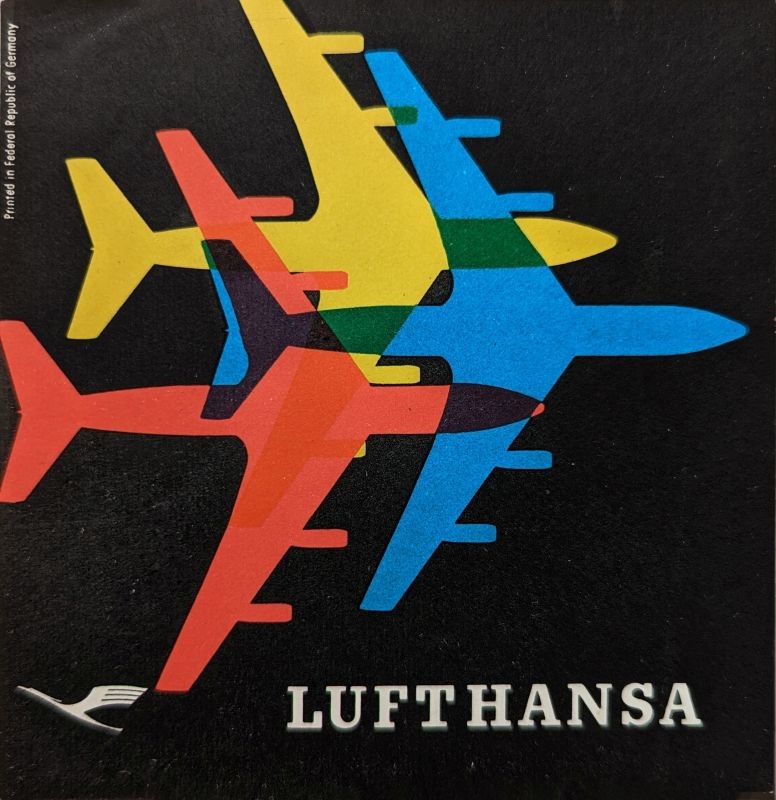 Lufthansa (three colorful jets)
